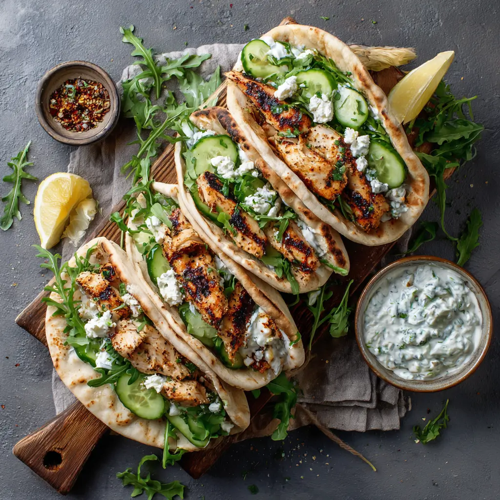 Greek Chicken Pita Wraps – The Best 15-Minute Dinner Fix